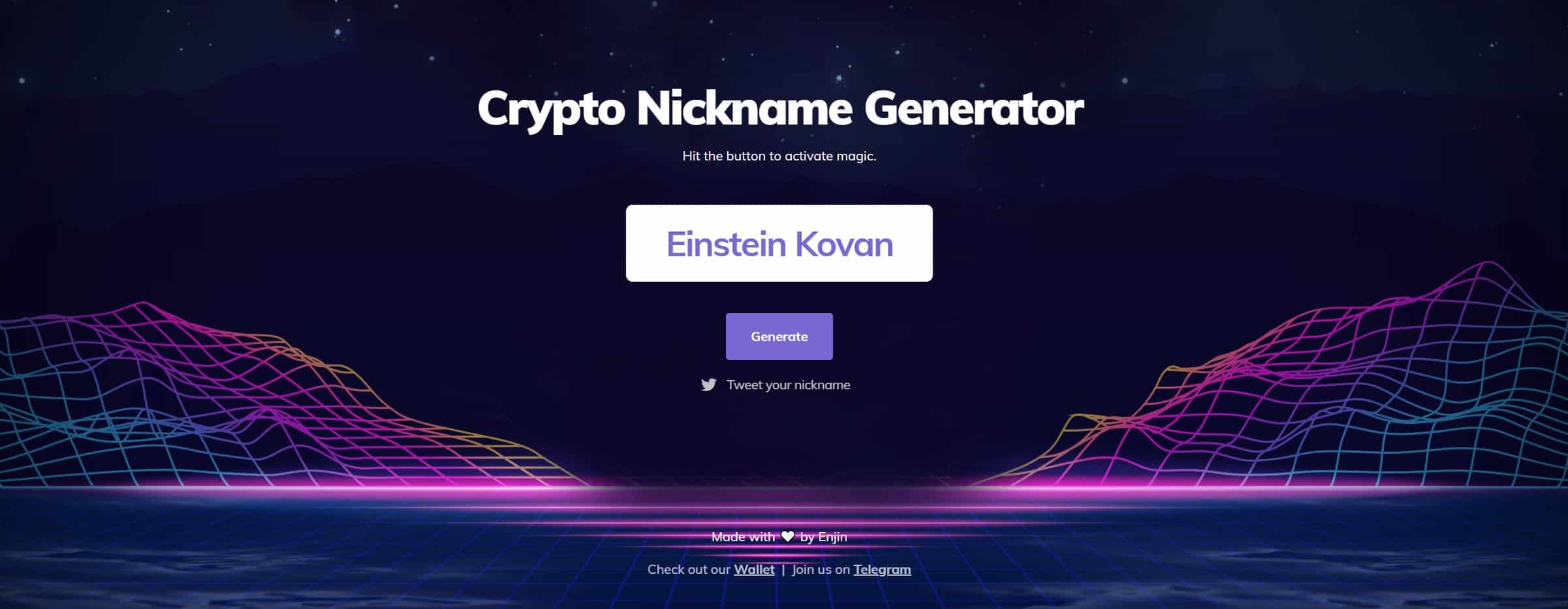 Einstein-kovan-enjin-crypto-nickname - EGamers.io - P2E NFT Games Portal