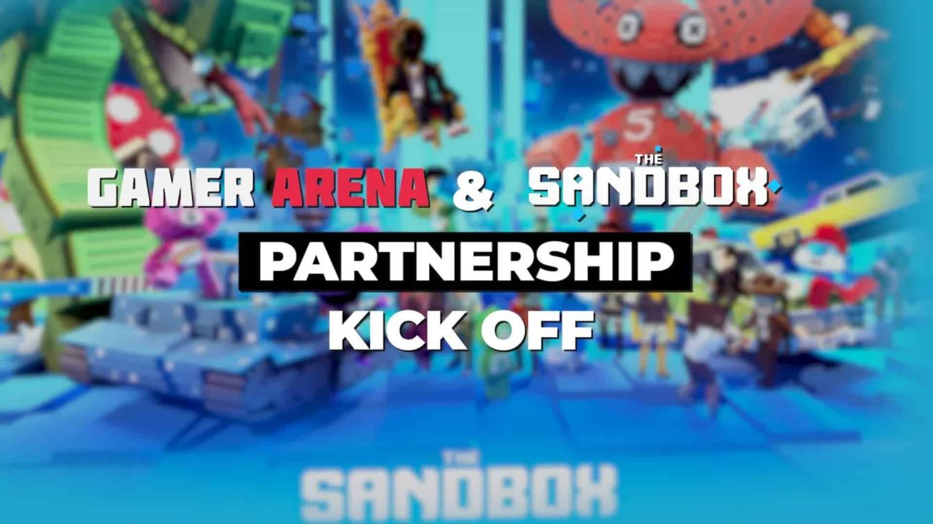 The Sandbox Announces Partnership With Gaming Platform Gamer Arena ...